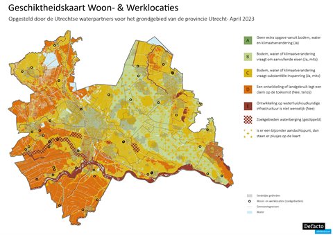 Geschiktheidskaart voor nieuwe woon- en werklocaties - HDSR